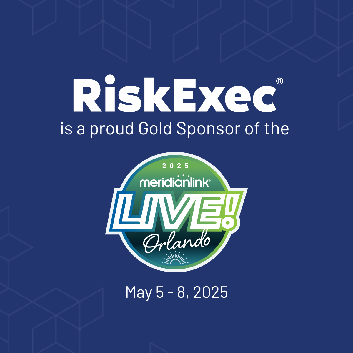 Book a meeting with RiskExec at MeridianLink Live 2025